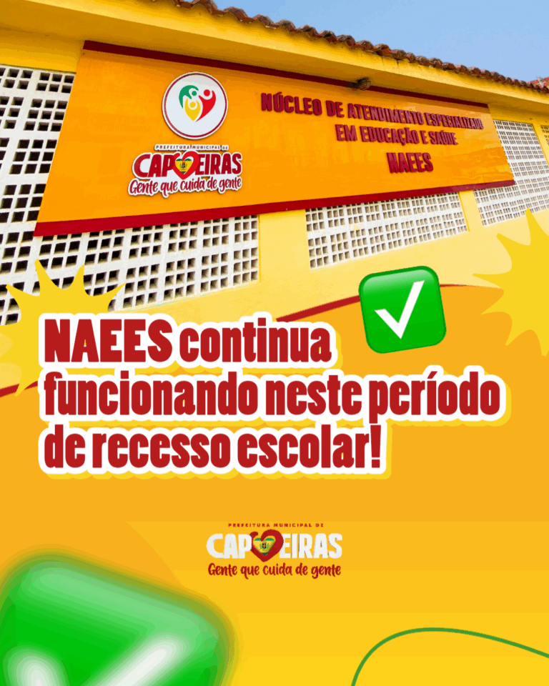 NAEES segue com atendimentos durante o recesso escolar – Prefeitura ...